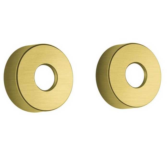 Rosetter Damixa Ø75 Børstet Messing - 4843679