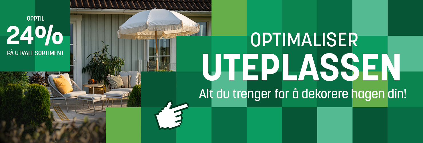 Utemiljø på Tilbud - Form din hage med oss | Bygghjemme.no