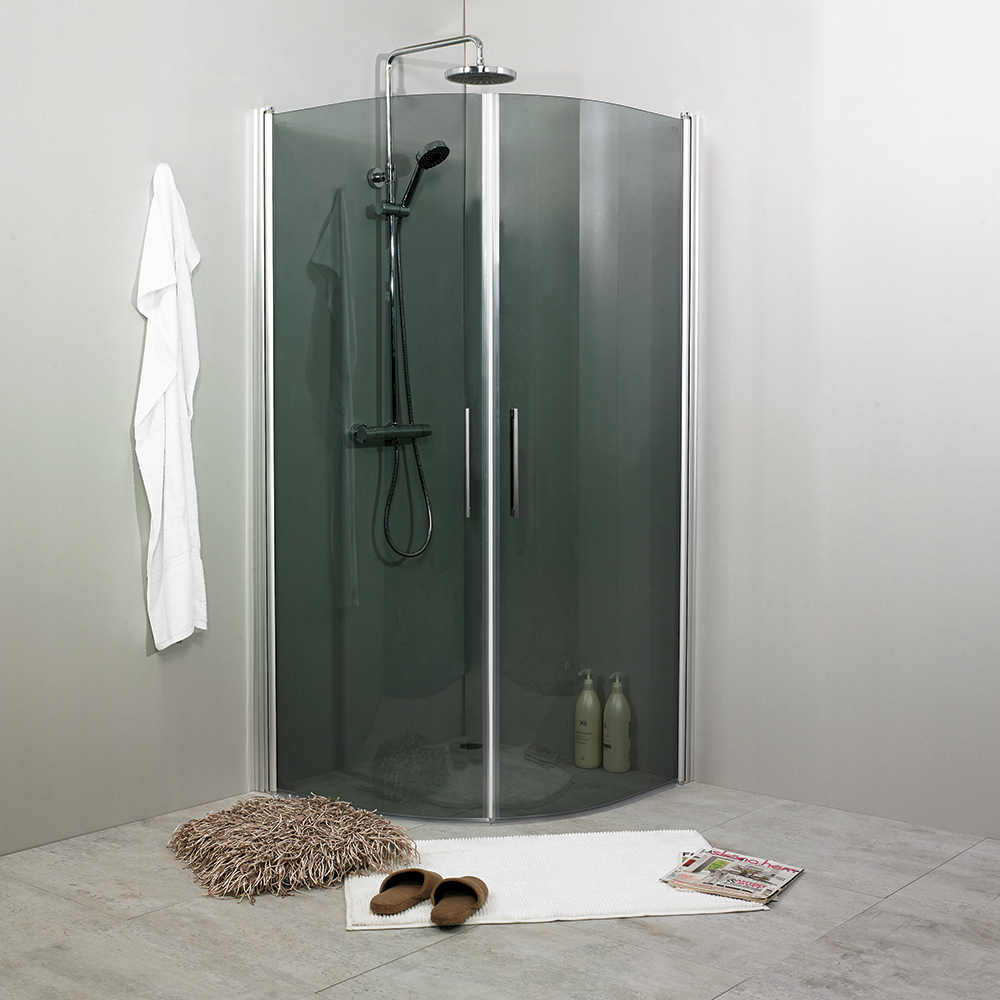 Dusj i sotet glass på Tilbud | Billig Baderom | Bygghjemme.no