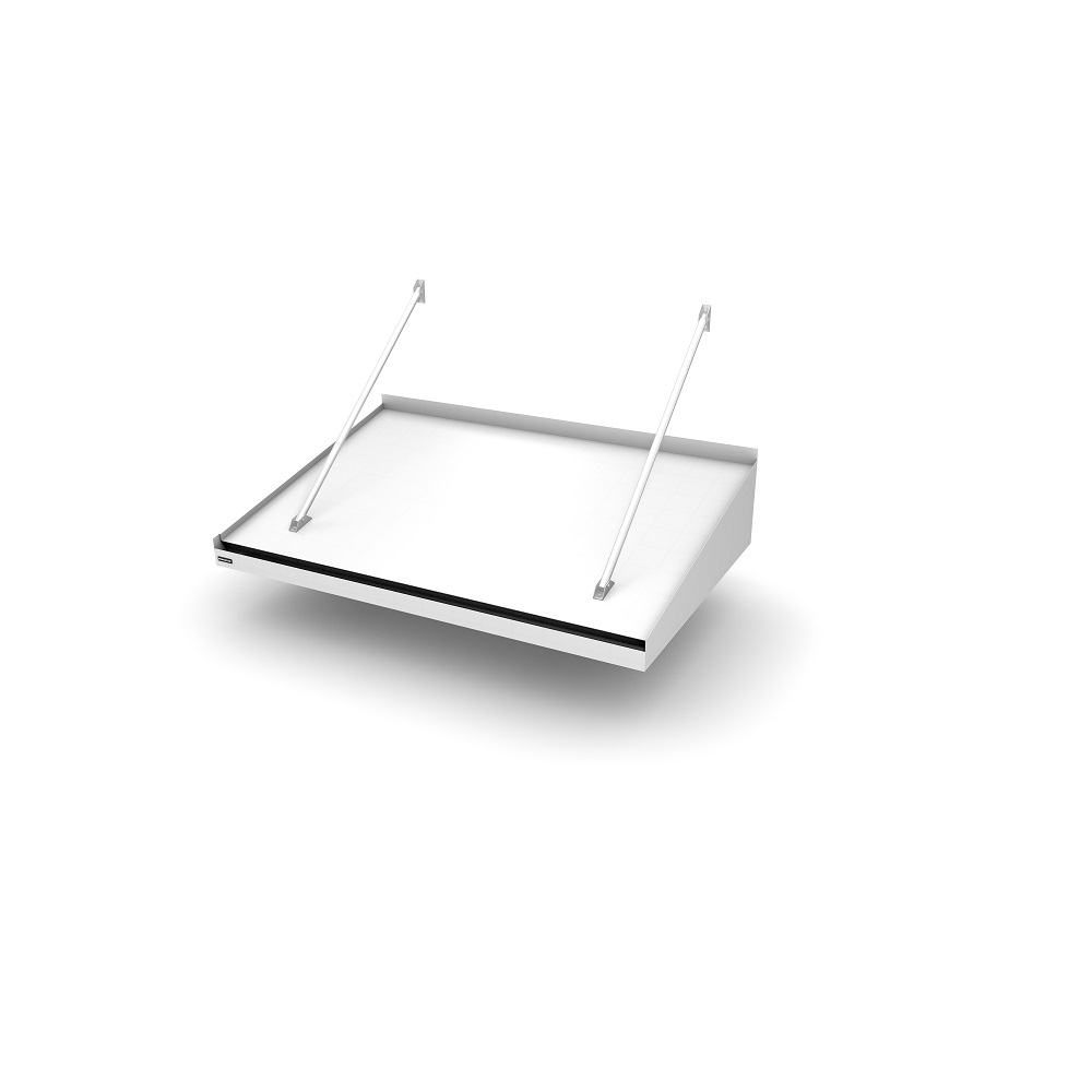 Entrétak Designtak Modern Simple Classic 1500 mm Varmhvit (RAL 9010 ...