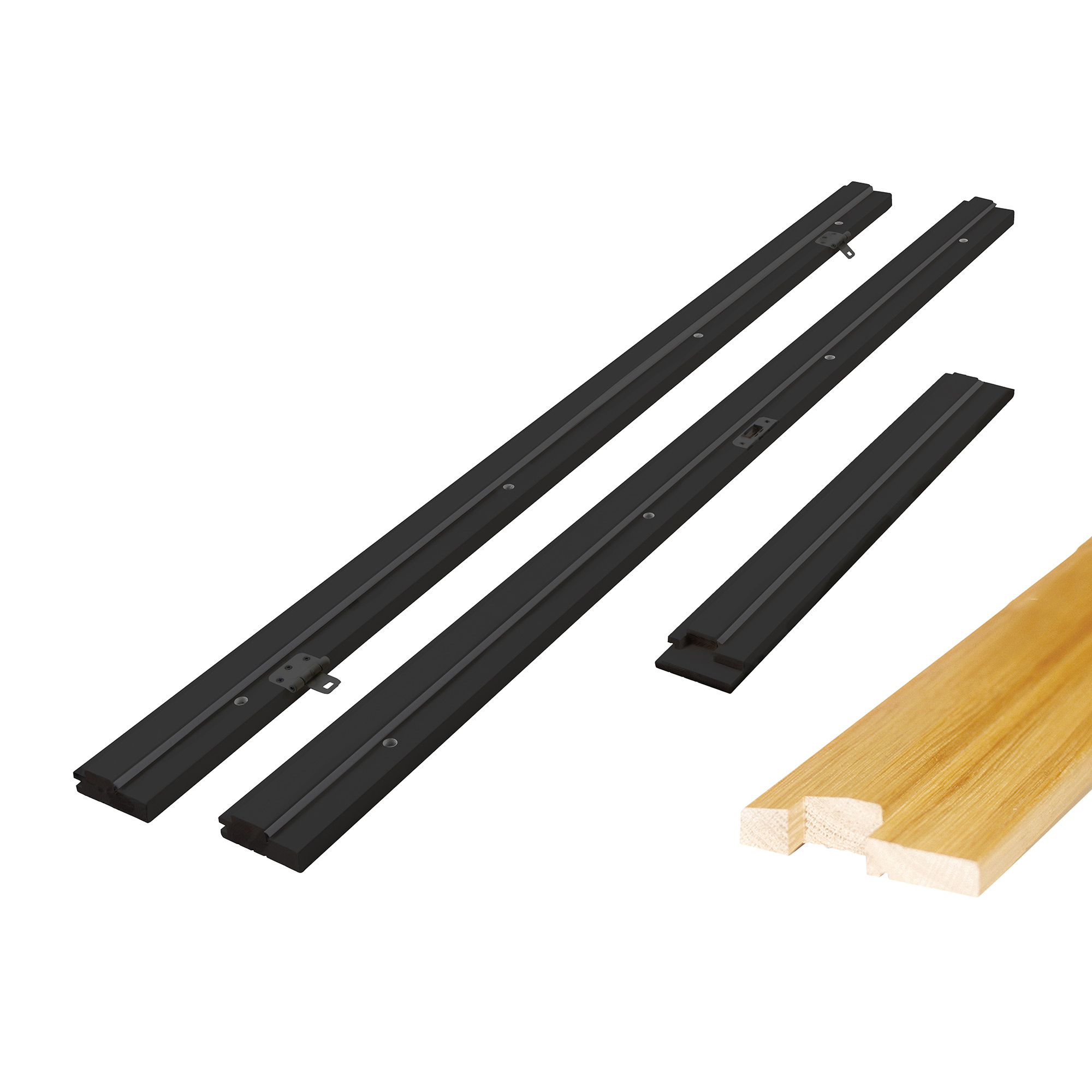 Karmsett Bygg1 Svart med Dempelist BxH: 80x200 cm, 122 mm m/demp, Std ...