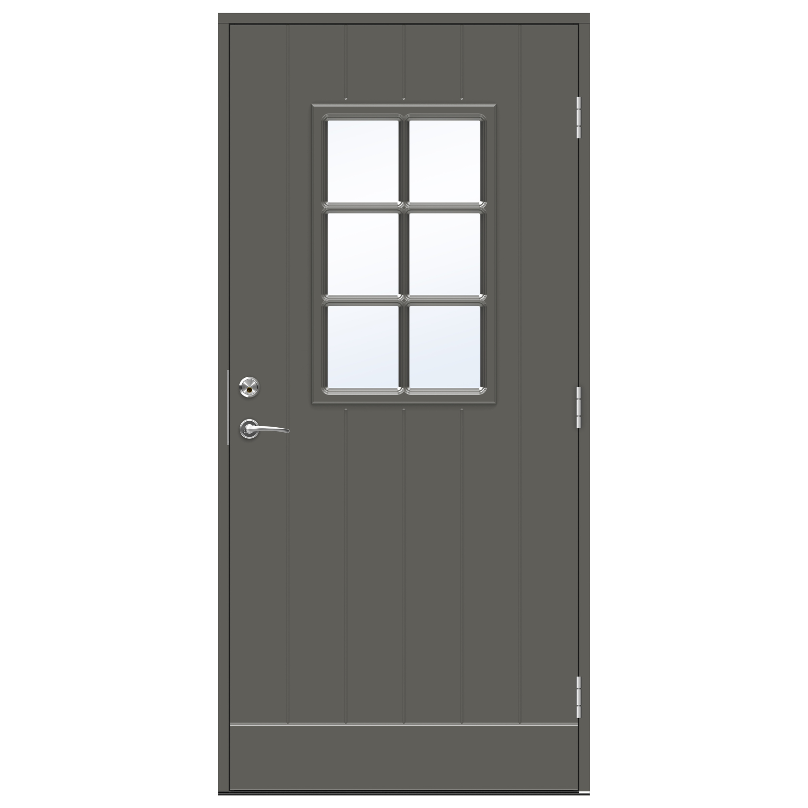 Ytterdør Swedoor Advance-Line Classic Bizet 90x200 Venstre NCS-S-7000-N ...