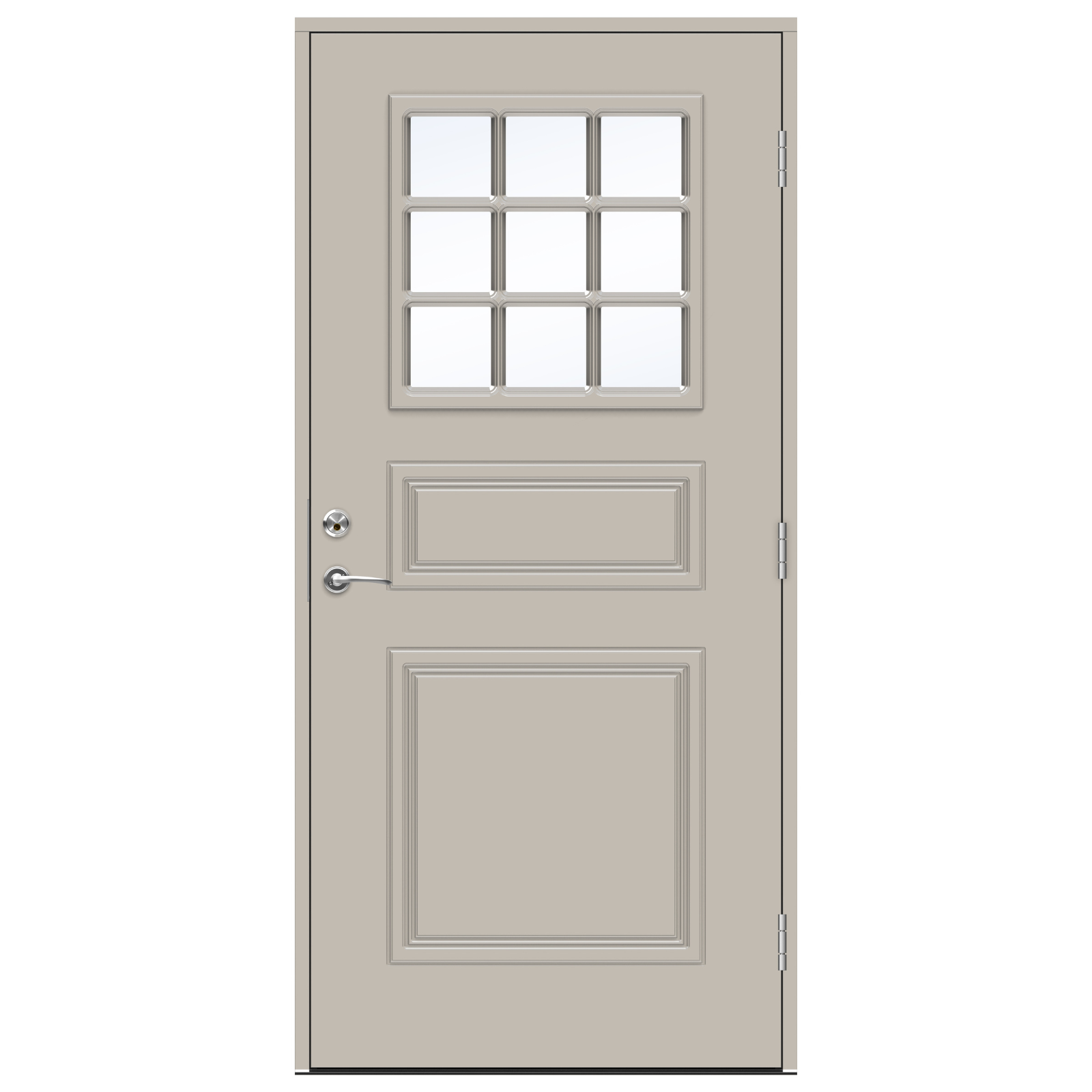 Ytterdør Swedoor Advance-Line Classic Ives BxH: 90x210 cm. Høyre. NCS-S ...