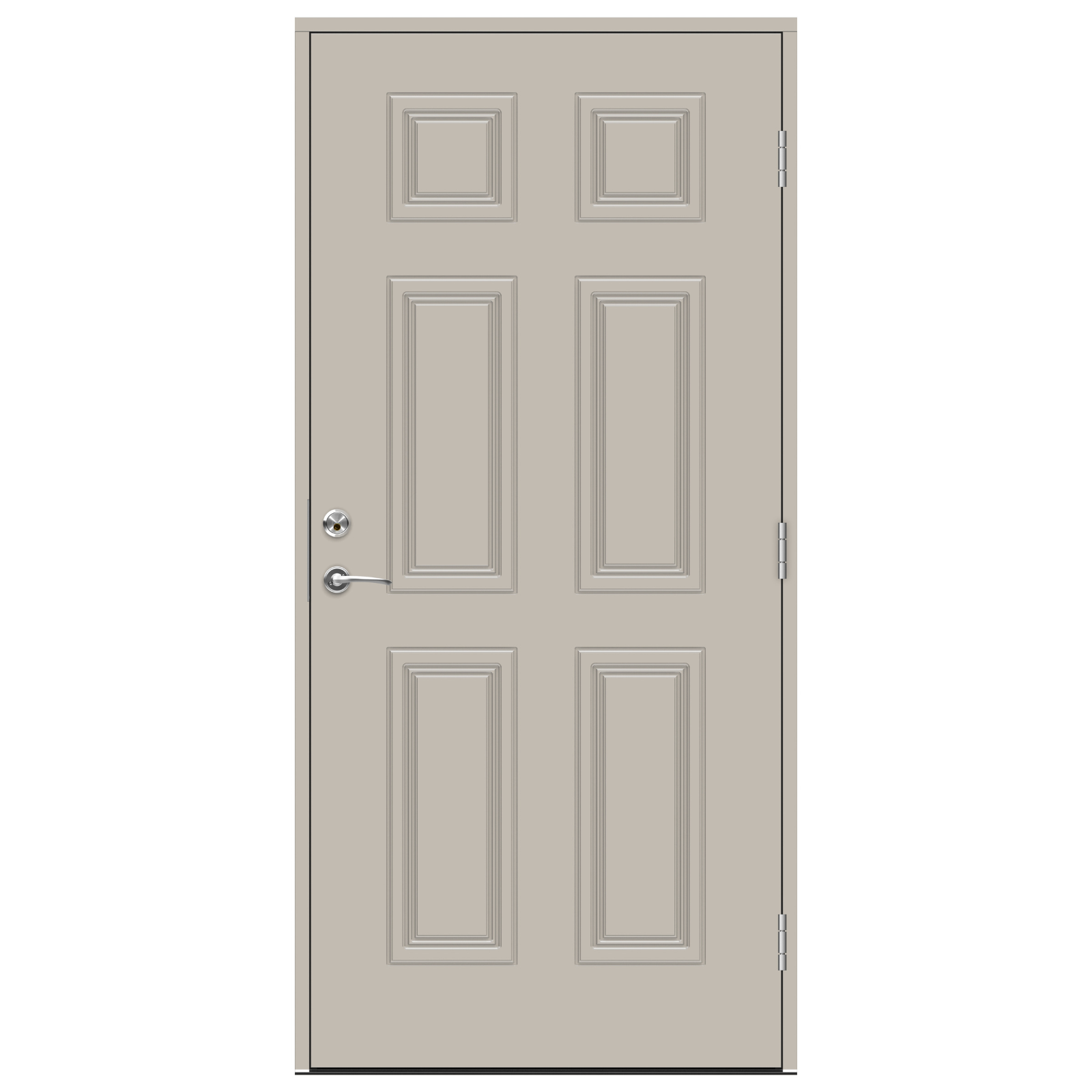 Ytterdør Swedoor Advance-Line Classic Ravel BxH: 100x200 cm. Høyre. NCS ...