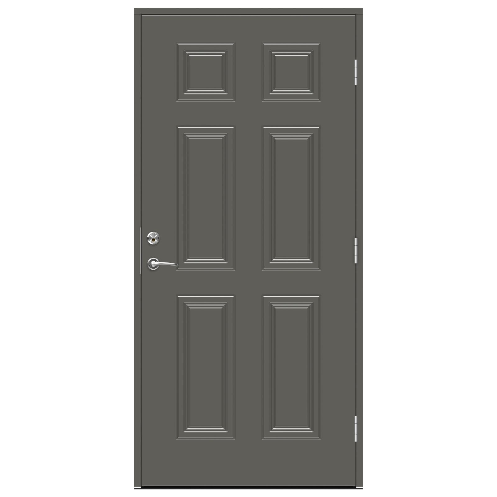 Ytterdør Swedoor Advance-Line Classic Ravel BxH: 100x210 cm. Høyre. NCS ...