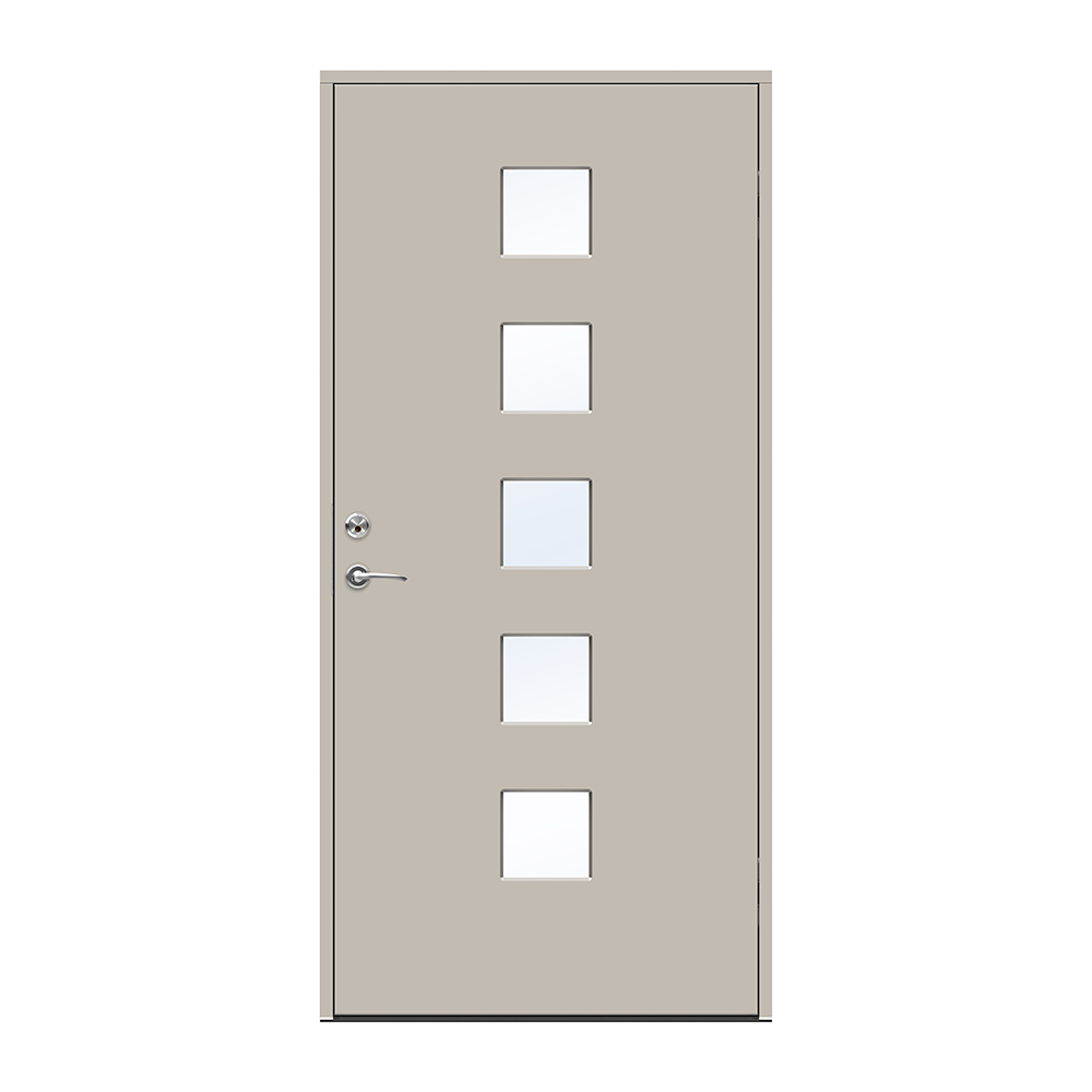 Ytterdør Swedoor Dice NCS-S3502-Y (Lysegrå) 10x20 Høyre - 53598046_S3502-Y